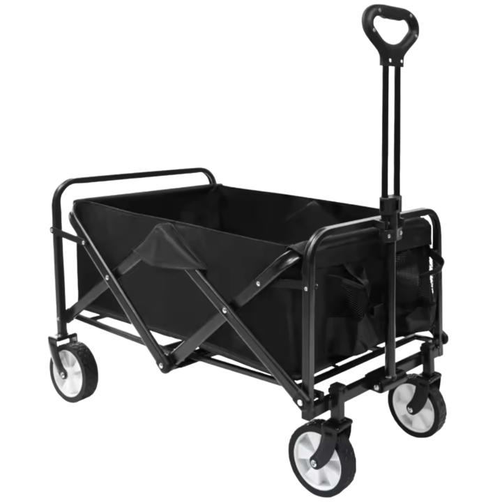 Carrito de Transporte de Mano Plegable ,Carro con 4 Ruedas Grandes con ...
