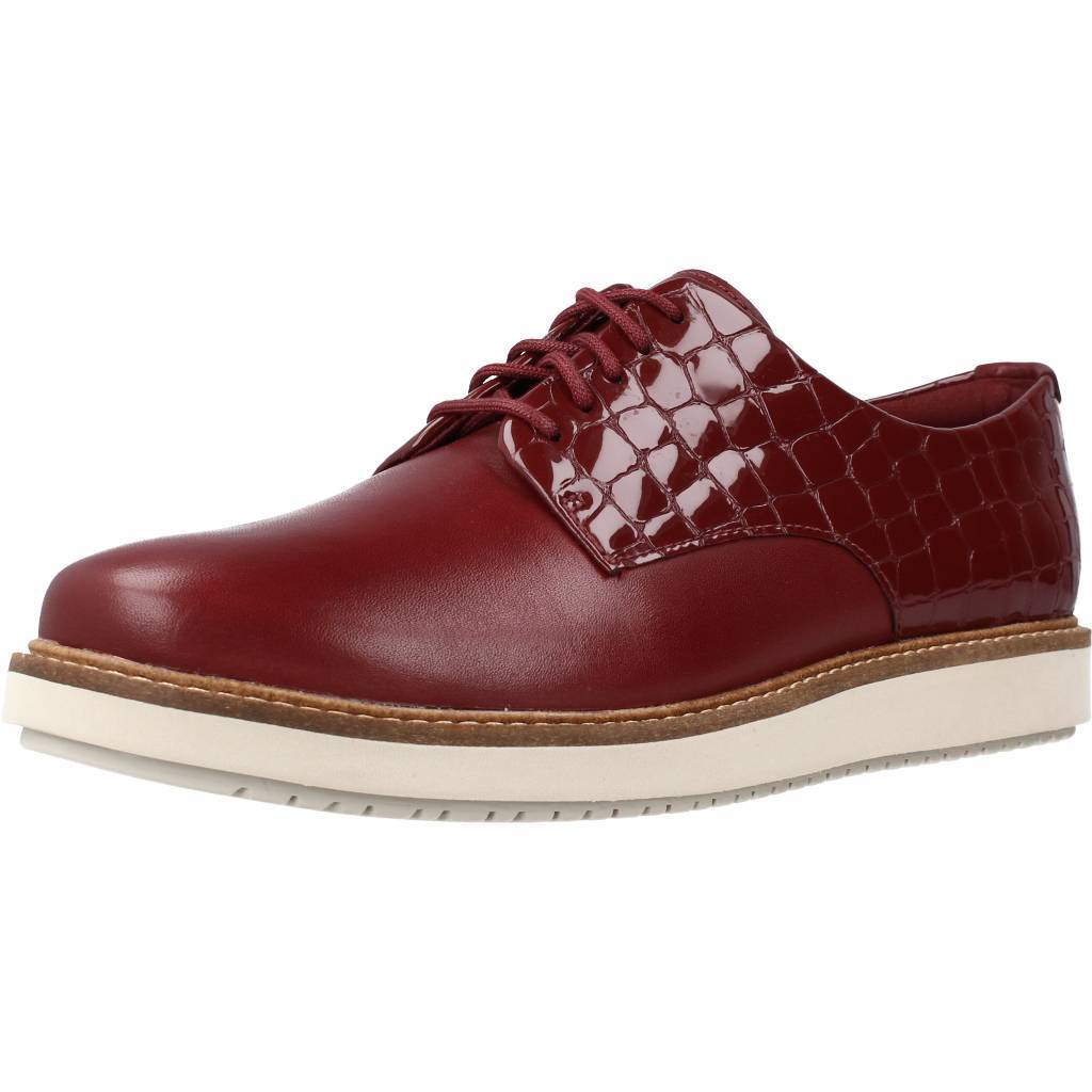 Clarks Modelo Glick Darby Color Burdeos | Miravia