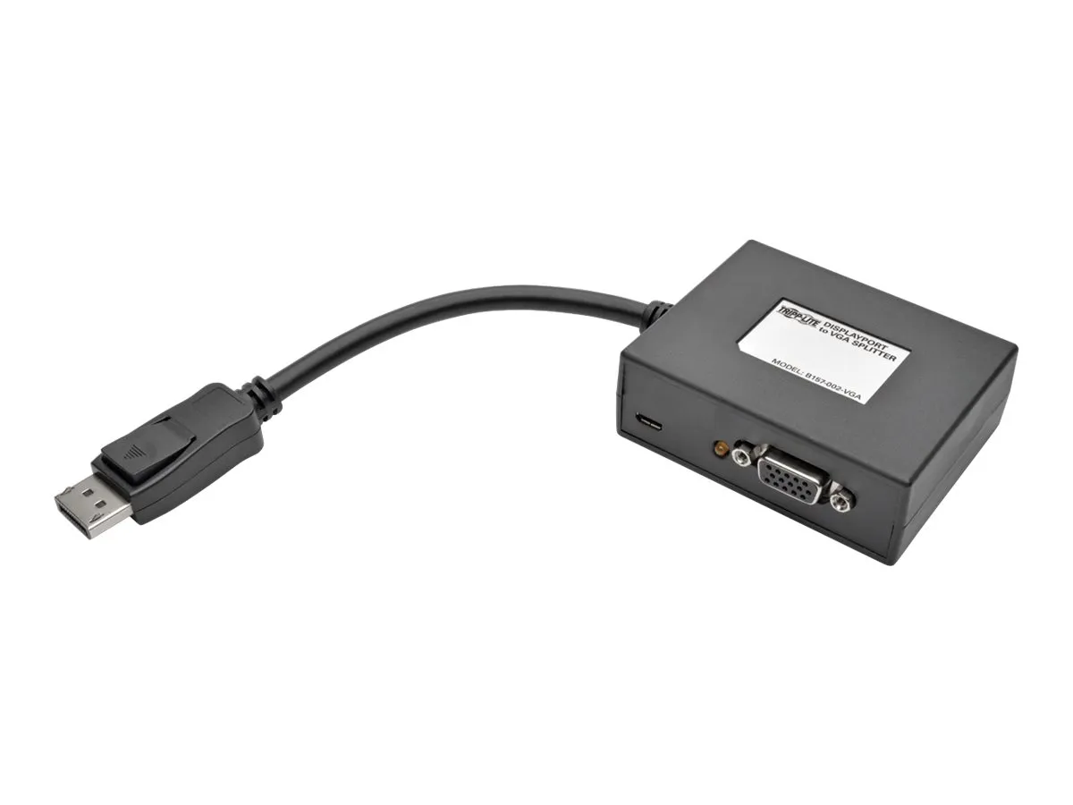 Tripp Lite 2-Port DisplayPort to VGA Video Splitter 1080p 1920 x 1080 ...
