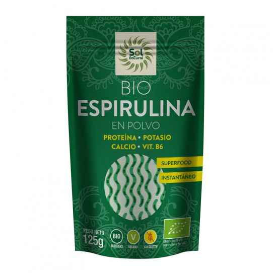 Sol Natural Espirulina en polvo Bio 125g Sol Natural Raíz Inicio Apoya ...