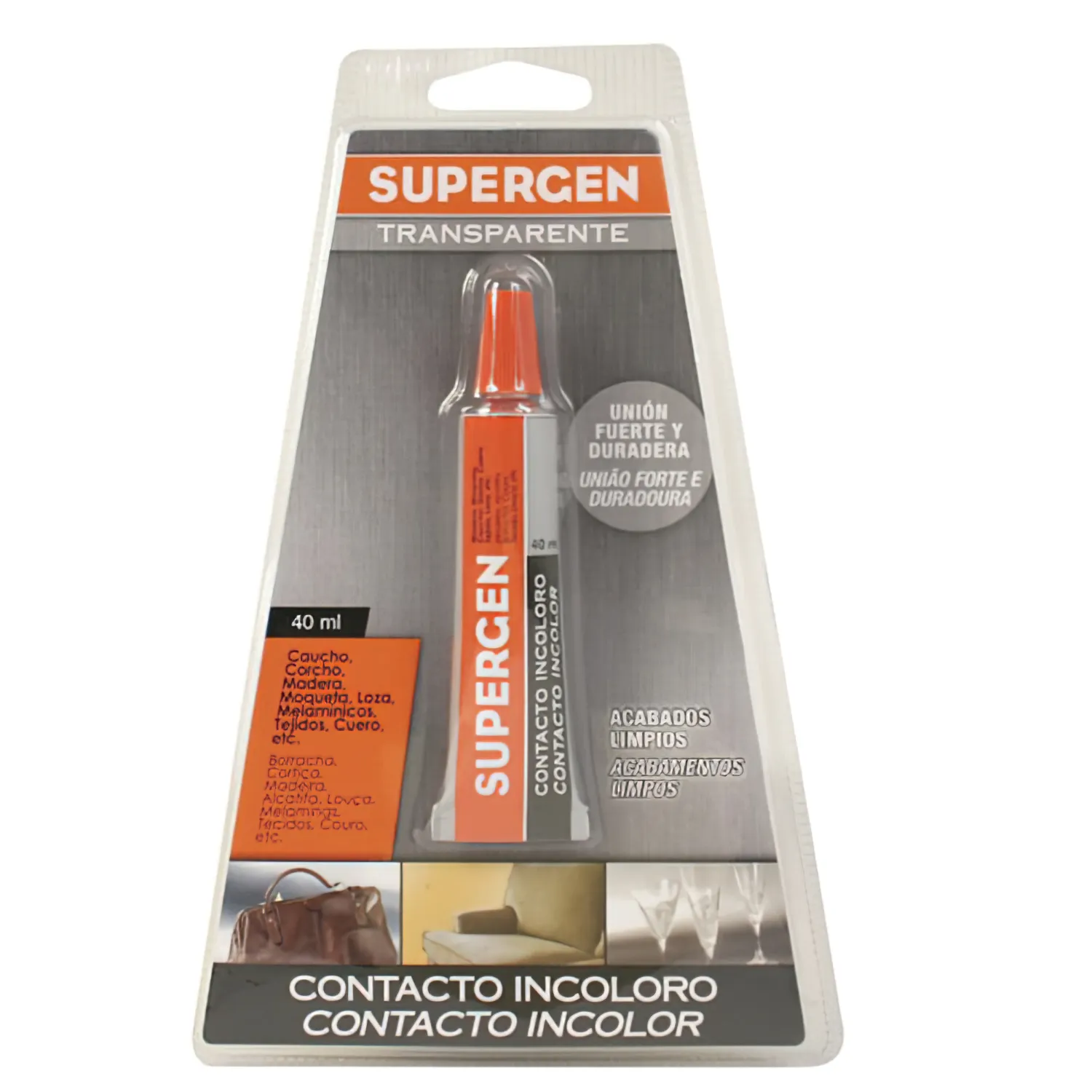 Pegamento Supergen Incoloro 40 ml. | Miravia