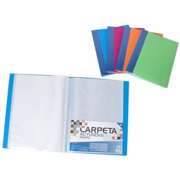 Arditex Carpeta Organizadora con 40 Fundas A4 - Alta Calidad | Miravia