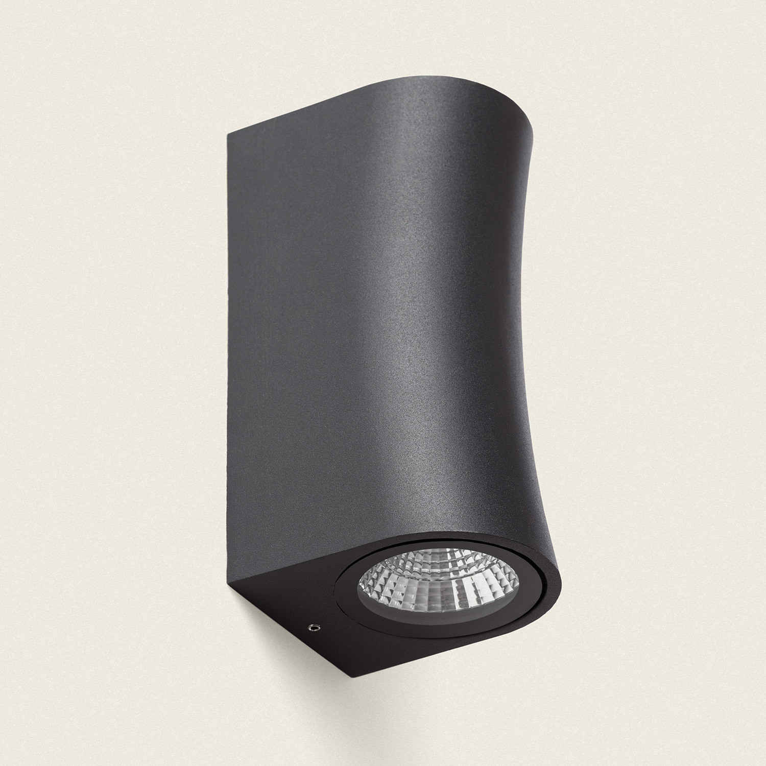 Ledkia Aplique de Pared Exterior LED 6W Aluminio Superficie Hallek ...