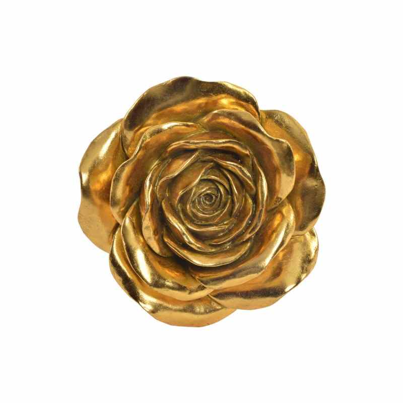DKD Home Decor-Decoración de Pared DKD Home Decor Dorado Flor Romántico ...