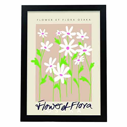 Nacnic Lamina Artistica Decorativa Con Ilustración De Flower Et Flora ...