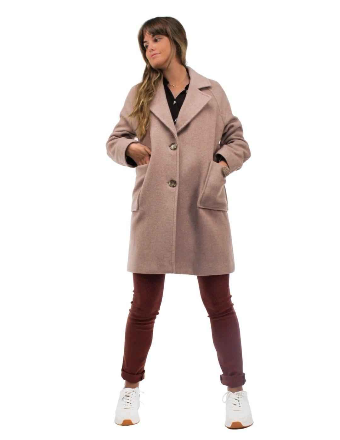 Abrigo Hongo Rosa Palo Para Mujer | Miravia