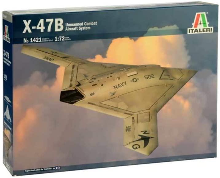Italeri 1421 - Maqueta avión de combate X47B. Escala 1/72 | Miravia