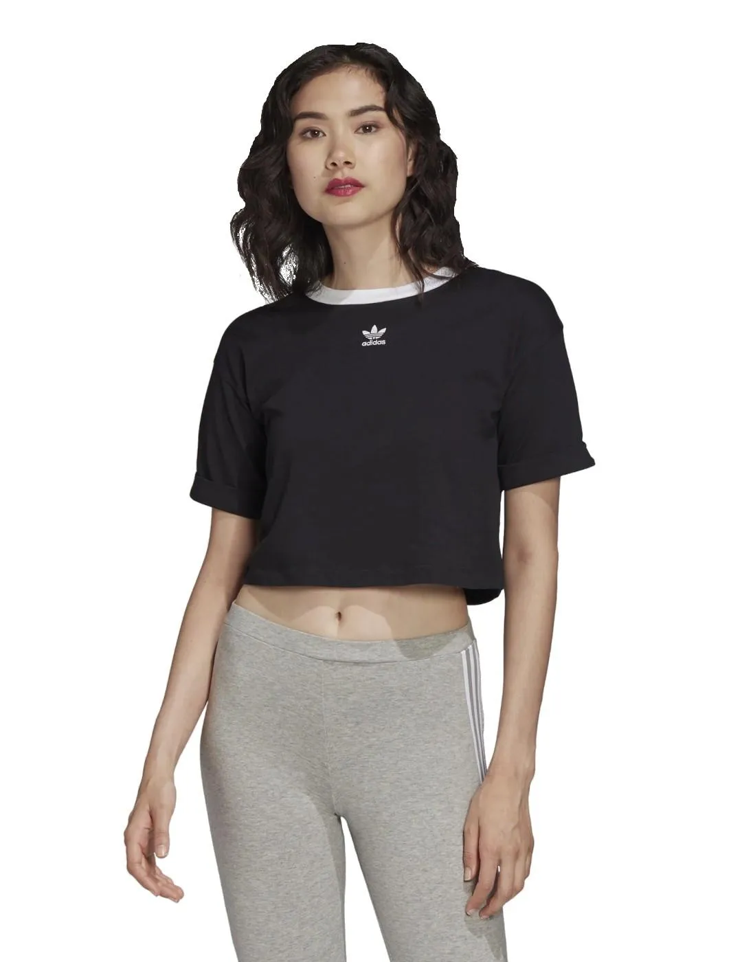 Adidas Crop top black | Miravia
