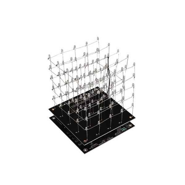 Cubo de leds 3d 5 x 5 x 5 (leds blancos) | Miravia