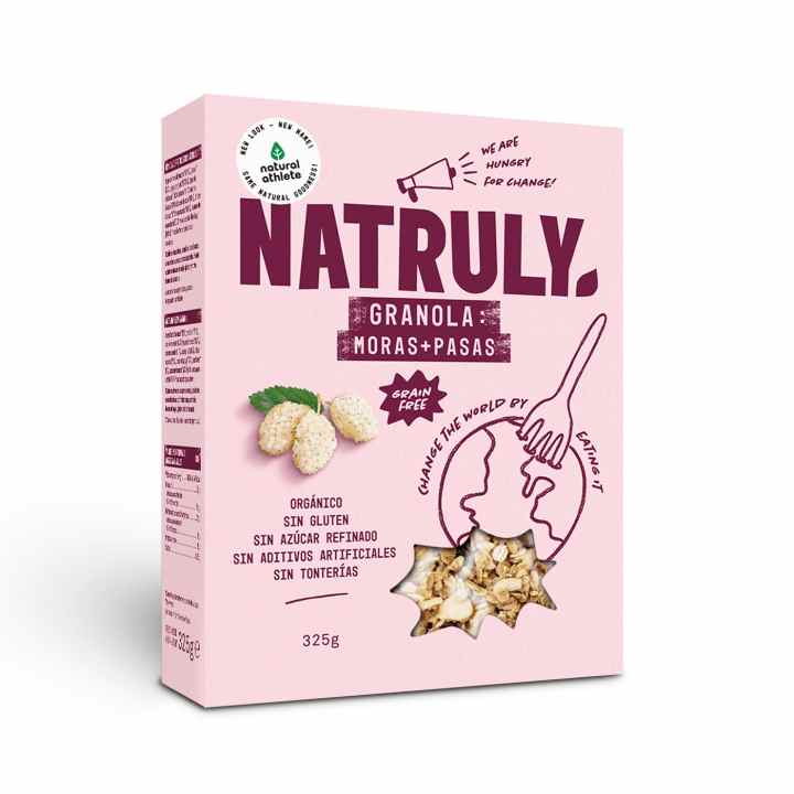Granola de Moras y Pasas bio Natruly 325 gramos | Miravia