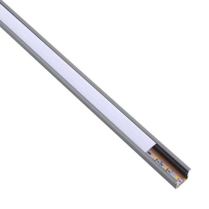 LEDBOX Barra led LUX SMD2025, DC12V, 8W, 100cm, Blanco cálido. Perfiles ...