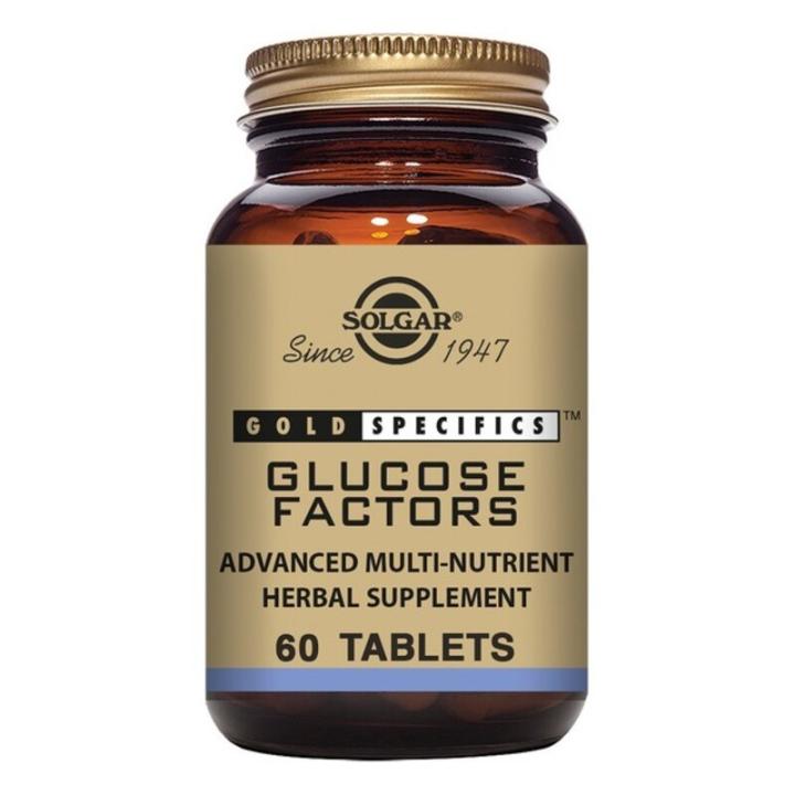 Solgar-Gold Specifics Glucose Factors Solgar (60 comprimidos) | Miravia