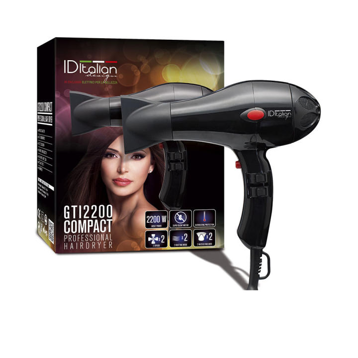 Id Italian | PROFESSIONAL HAIR dryver compact 2200w 1 u | Cabello | EN ...