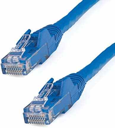 StarTech.com Cable de 7,5m Cat6 Ethernet de Red Azul - RJ45 sin ...