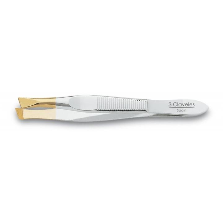 FARMAVAZQUEZ PINZA SESGADA PUNTA ORO 8 CM | Miravia