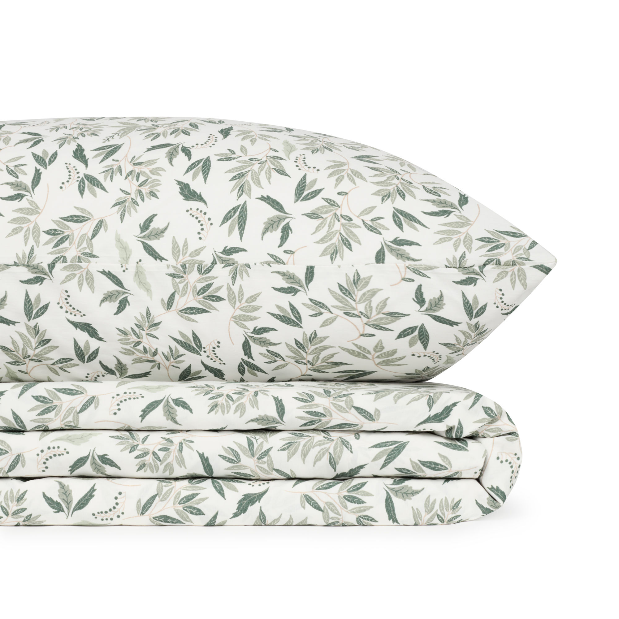 TEXTURA Sábana algodón hojas cama 180-200cm | Miravia