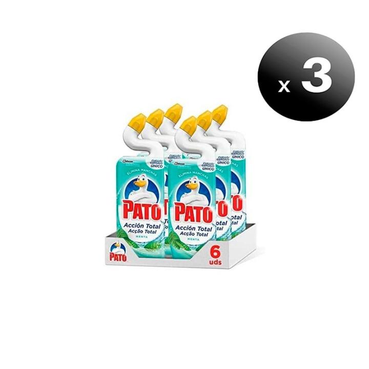 Pack de 3 unidades. Pato WC Power de SC Johnson, Fragancia Menta ...