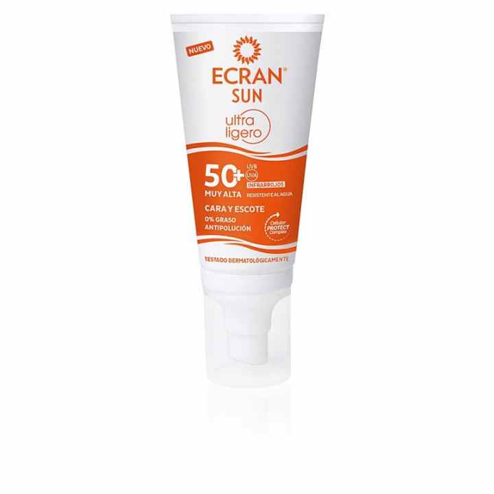 ECRAN - ECRAN SUN ULTRALIGERO cara y escote SPF50+ 50 ml | Miravia