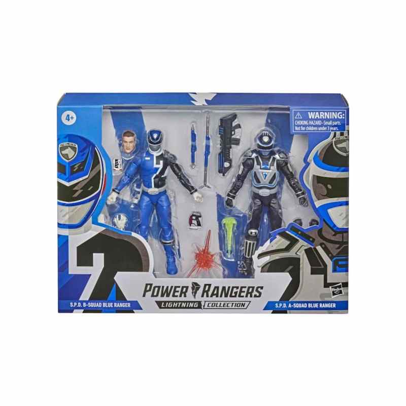 Figura hasbro power rangers blue ranger a & blue ranger b pack 2 ...