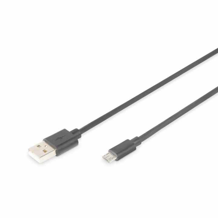 Digitus-Cable Micro USB Digitus AK-300110-018-S Negro 1,8 m | Miravia