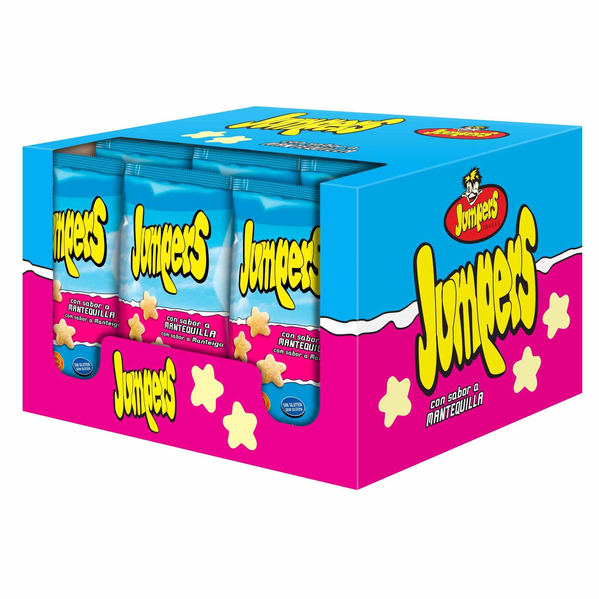 JUMPERS Mantequilla - 24 paquetes de 42 Gramos - Gusanitos Jumpers ...