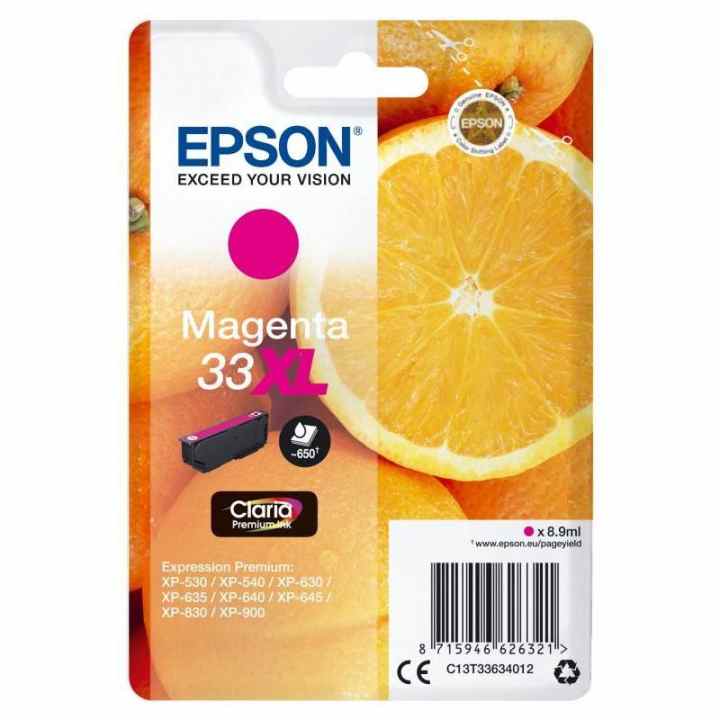 Epson Singlepack Magenta 33Xl Claria Premium Ink | Miravia