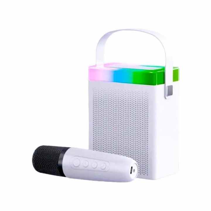 Altavoz con micrófono inalámbrico Karaoke portátil Bluetooth Multicolor ...