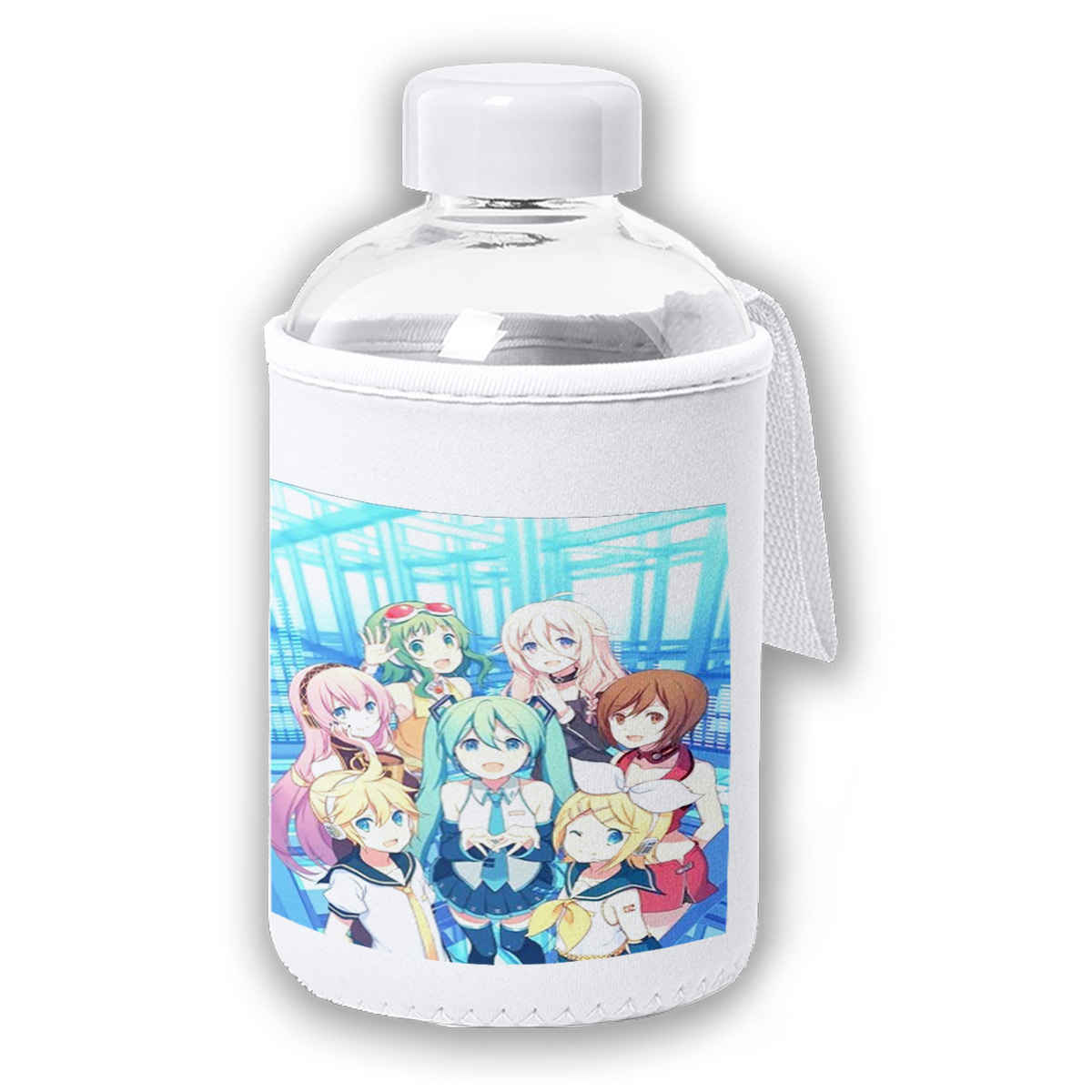 BIDON CRISTAL CON FUNDA SOFT SHELL grupo musical vocaloid hatsune miku ...