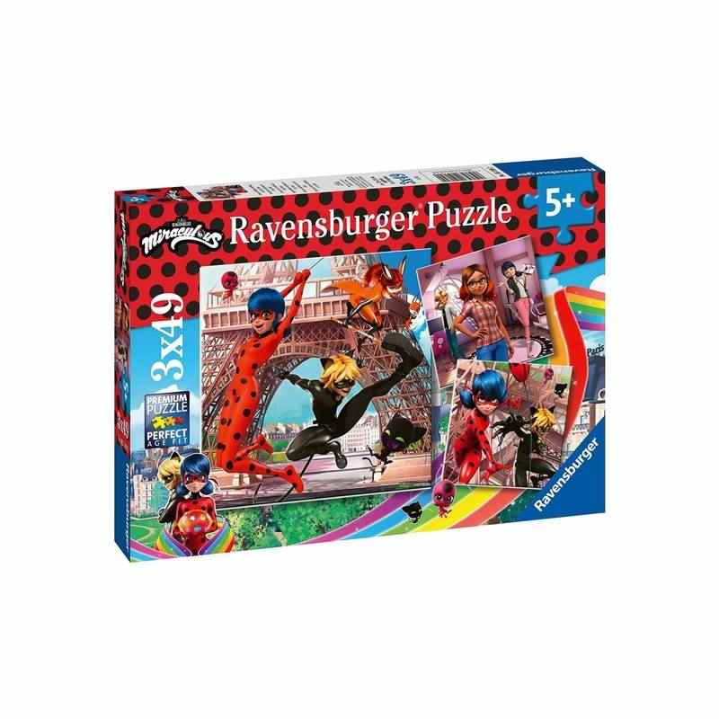 RAVENSBURGER LADYBUG PUZZLE TRIPLE 3X49 PIEZAS | Miravia