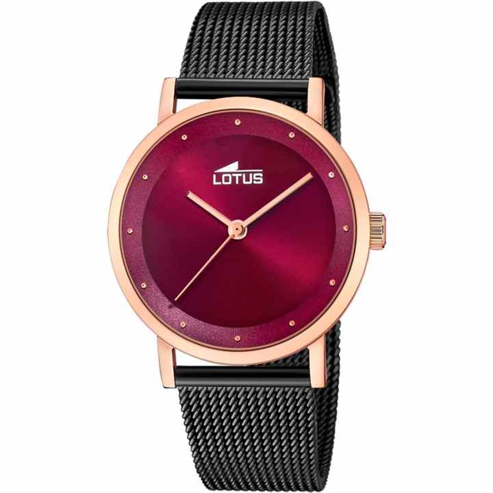 Reloj Lotus Trendy 18880/1 acero mujer burdeos | Miravia