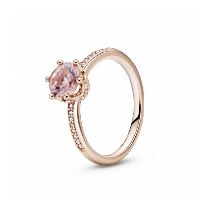 Anillo Pandora Corona Rosa Brillante - 188289C01 | Miravia