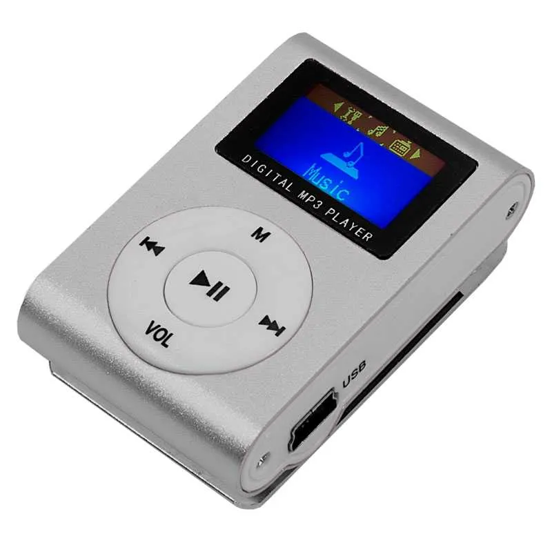Lector Reproductor MP3 Player Gris Aluminio Puerto Mini USB Ranura para ...