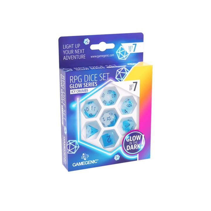Asmodee - Icy Crumbs RPG Dice Set (7 pcs) | Miravia
