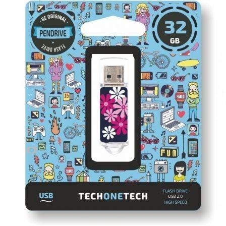 Pendrive 32GB Tech One Tech Flower Power USB 2.0 | Miravia