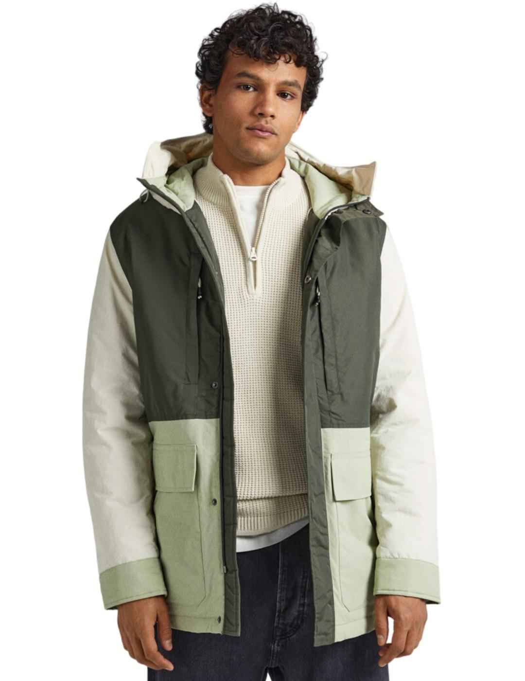 Cazadora Pepe Jeans Brandon Hombre Verde | Miravia
