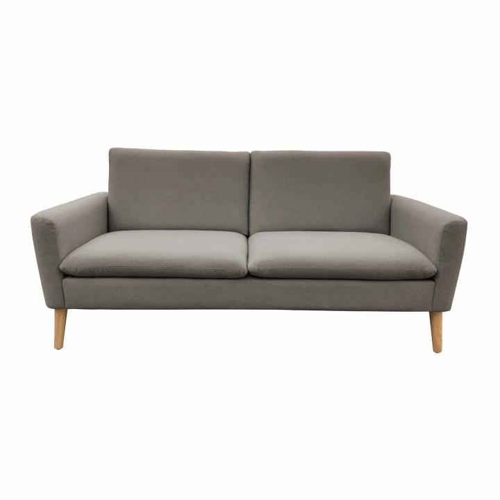Lúzete - Sofá 3 Plazas Color Gris Oasis Textil Y Madera. | Miravia