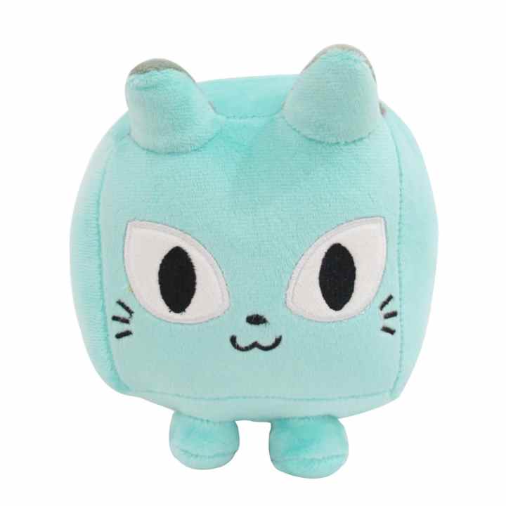 16cm New Pet Simulator X Huge Blue Block Cat Games Plush Toy Best Gifts ...