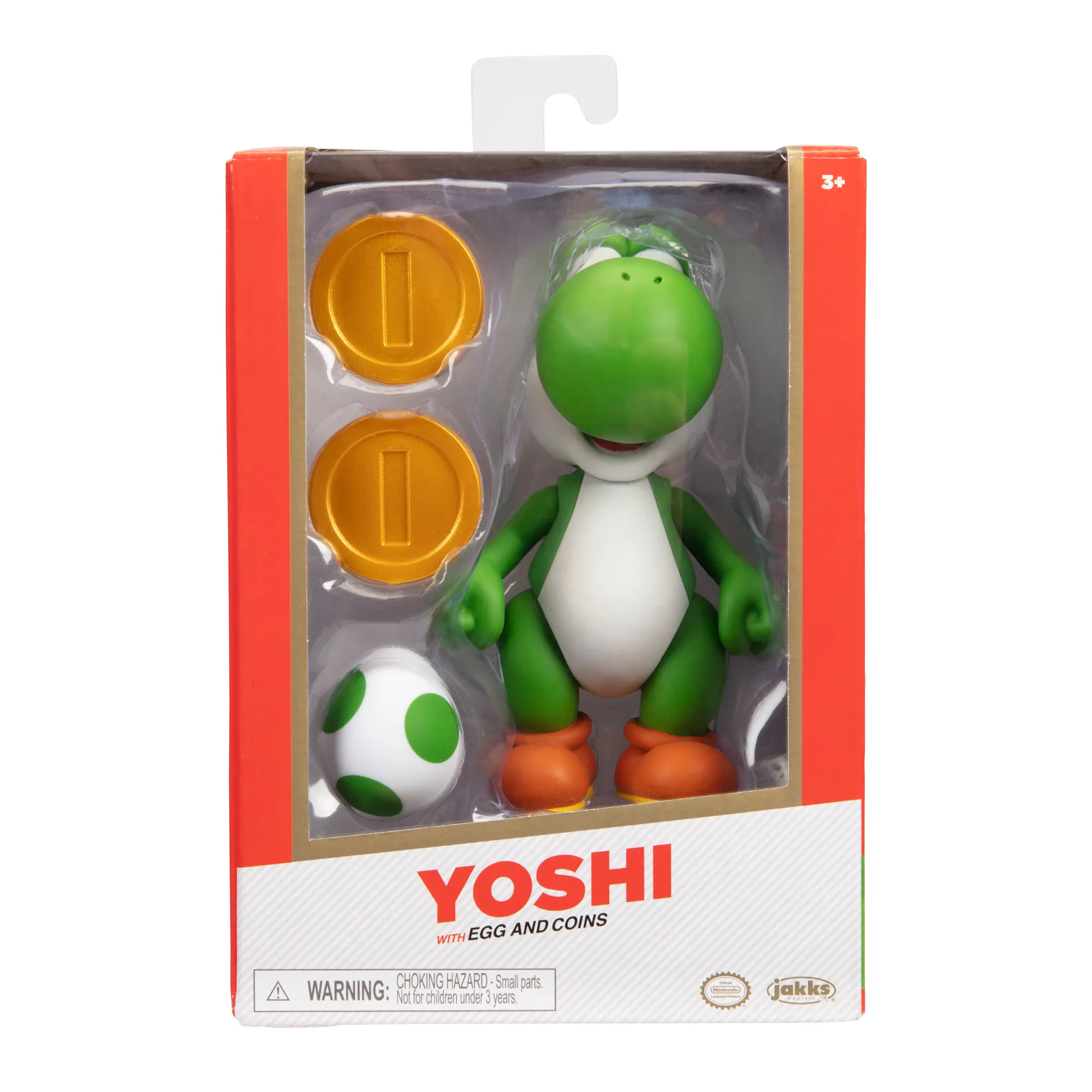 NINTENDO GOLD COLLECTION - FIGURA YOSHI 10 CM & GREEN EGG | Miravia