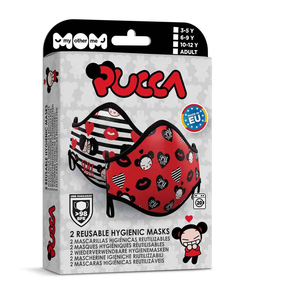 Pucca Premium Higienic Mask 10-12 Y (Viving Costumes - 231848) | Miravia