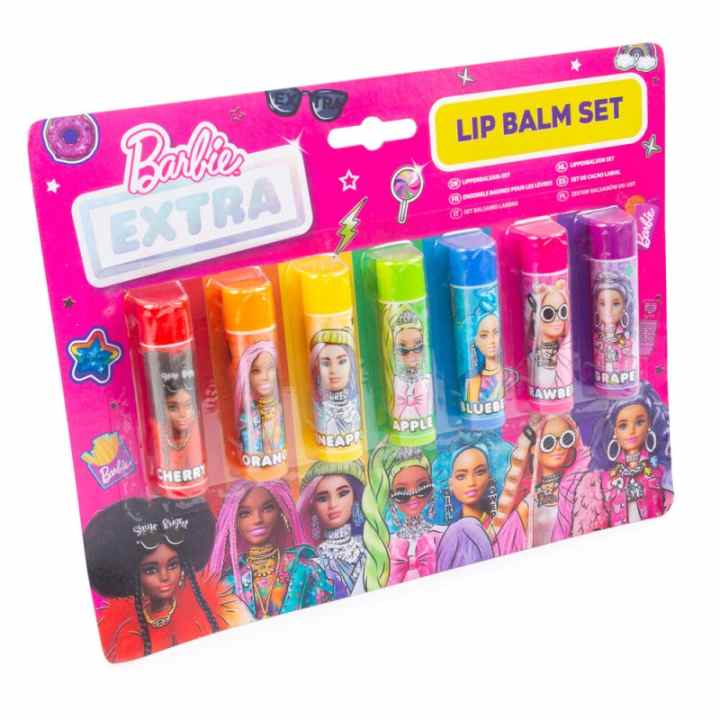 Set balsamos labiales Barbie | Miravia