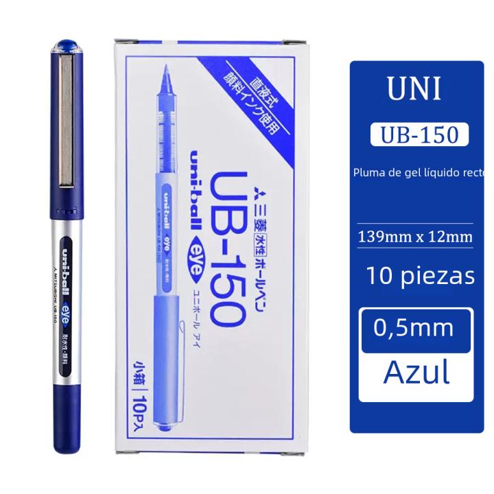 Pluma de Gel UNI de Japón 0.5mm Set de 10 Plumas de Bolígrafo Líquido ...