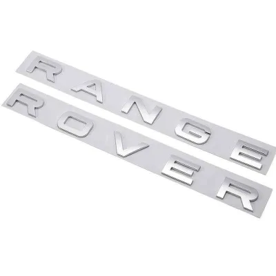 Emblema De Letras Compatible Con Range Rover Plateado Brillo | Miravia