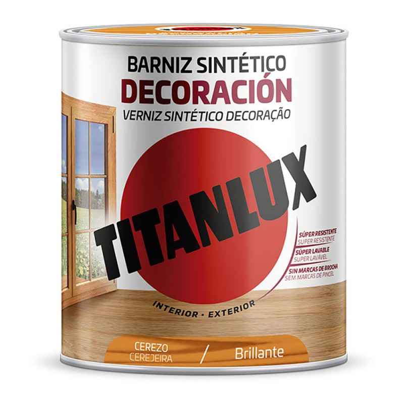 TITANLUX - Barniz sintético decoración brillante cerezo 750ml titanlux ...