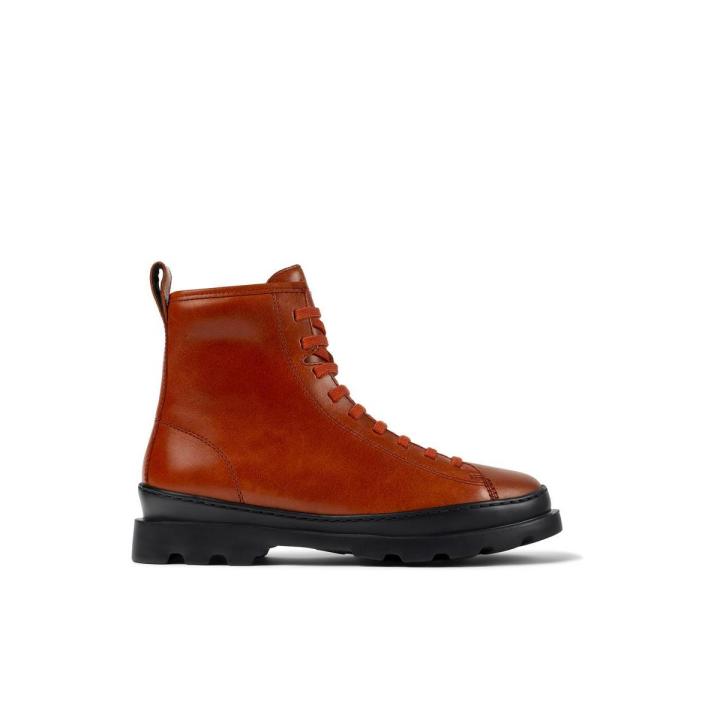 Camper K400325-042 Brutus Botas de mujer rojas en piel | Miravia