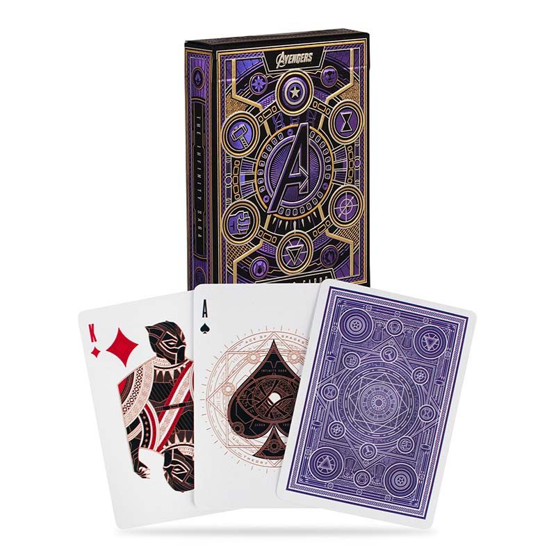 Fournier Theory11 USPCC Baraja poker Avengers purple Los vengadores ...
