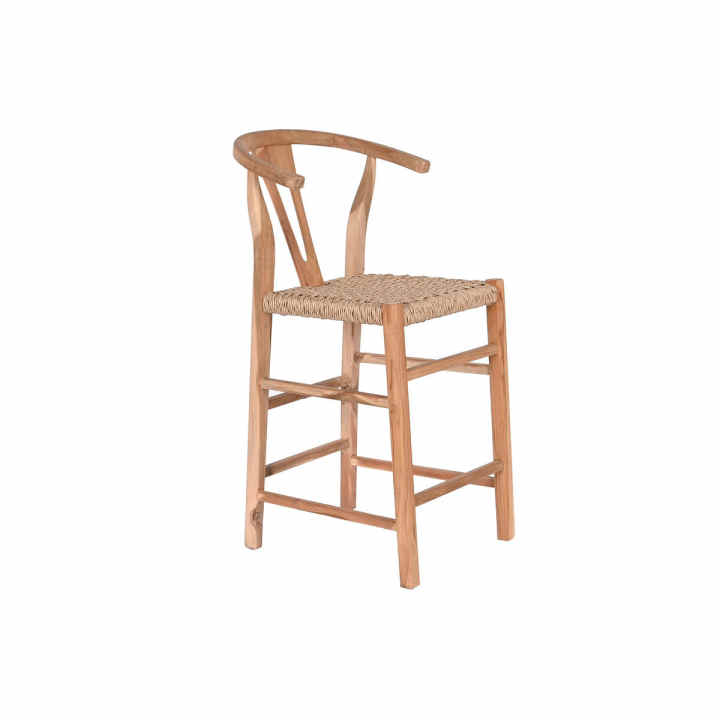 Dkd Home Decor Taburete Dkd Home Decor Natural Teca 52 X 55 X 98 Cm
