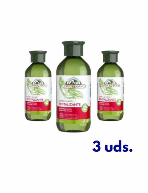 Corpore Sano Pack 3 Champú Revitalizante 300 ml. | Miravia