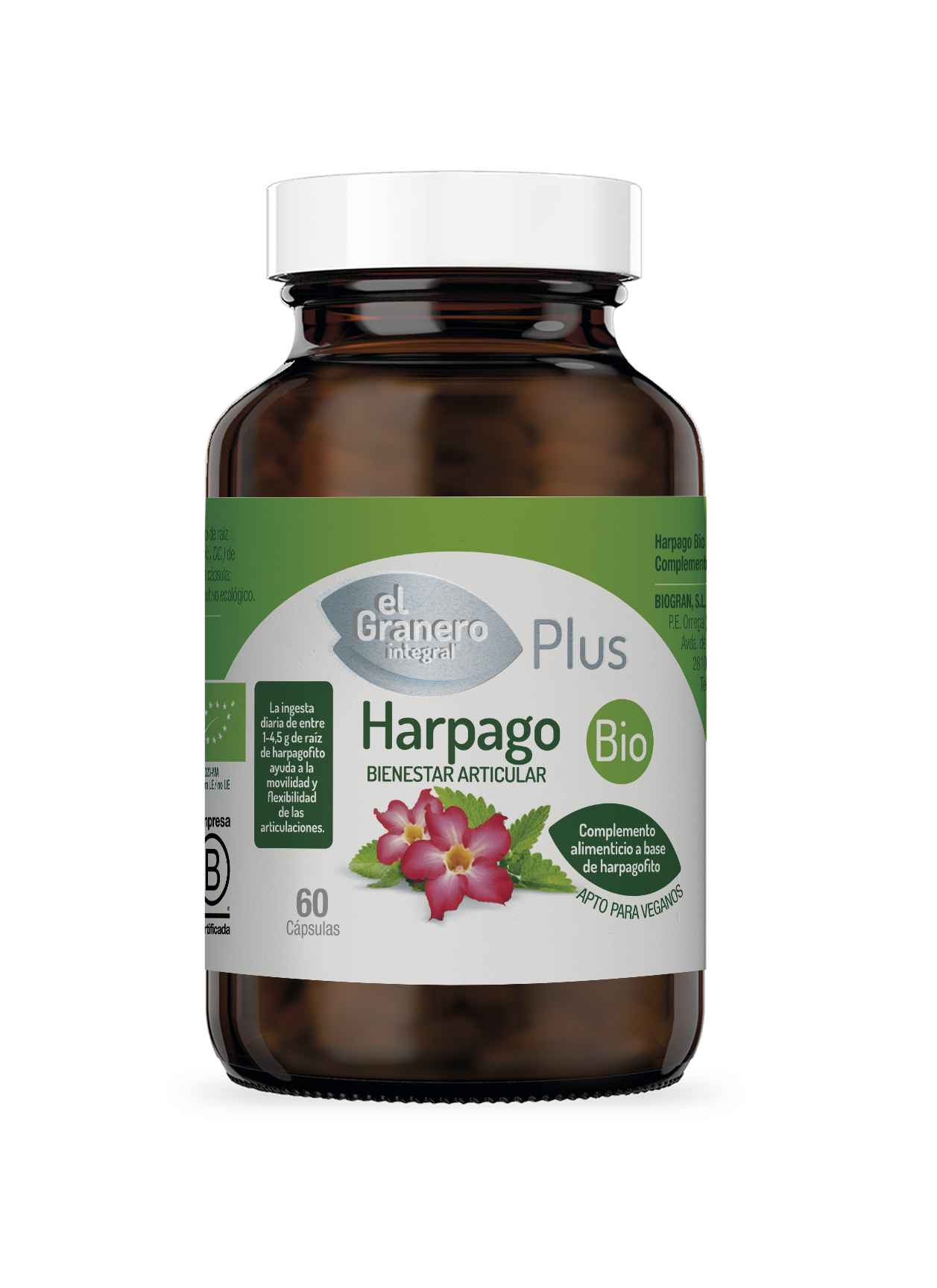 Harpago Bio 60 cápsulas | El Granero Integral | Miravia