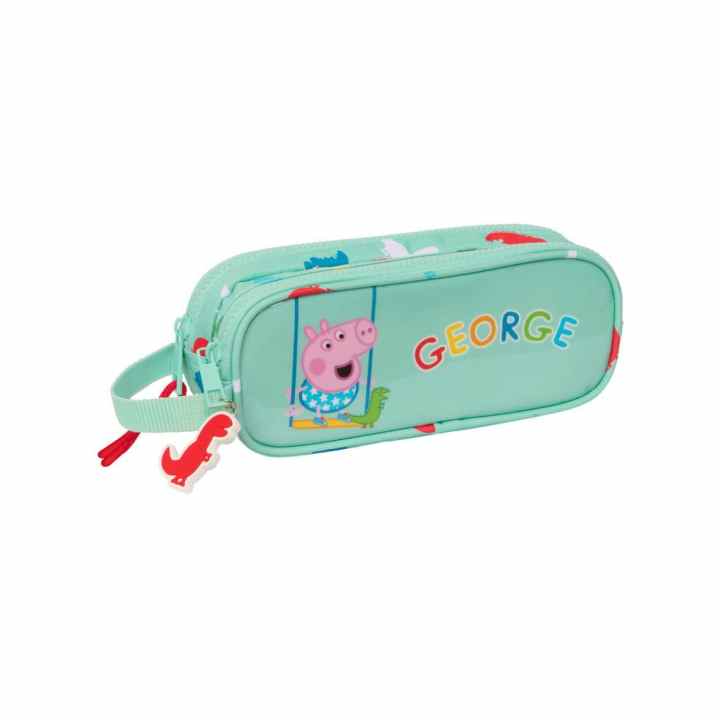 Safta Portatodo George Peppa Pig Doble - Tamaño 21x6x8cm | Miravia