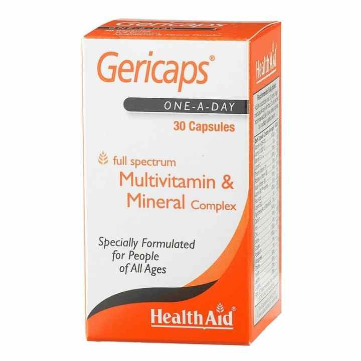Health Aid Gericaps Multinutriente 30 Cápsulas | Miravia